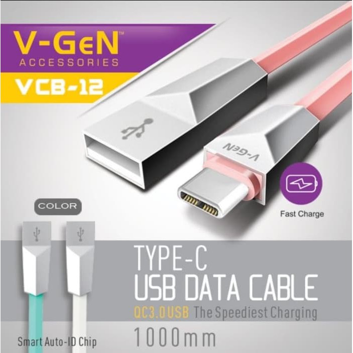 V-GeN USB Type C Data Cable VCB-12- VGEN Data Cable | Shopee Philippines