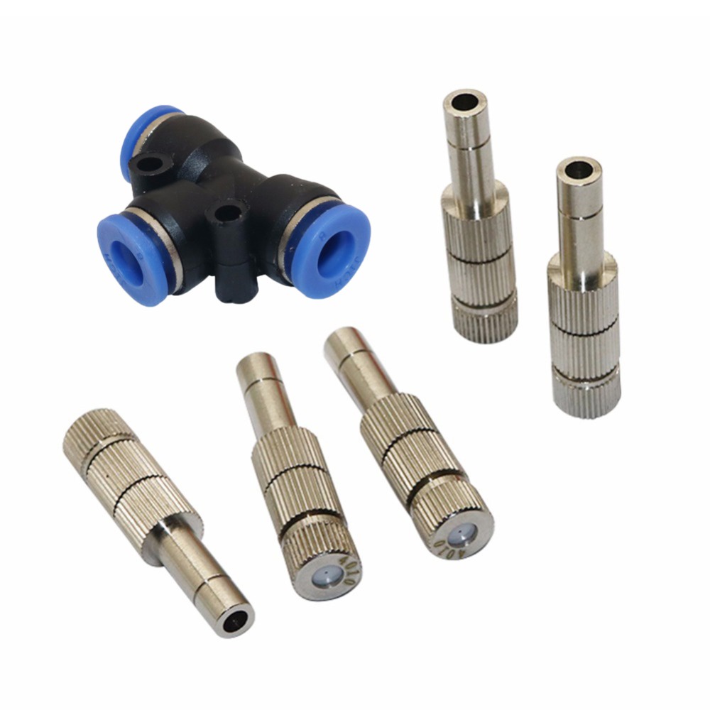 5-15bar 0.2~0.6mm Atomization Fog Micro-nozzles With Filers 6mm Slip ...