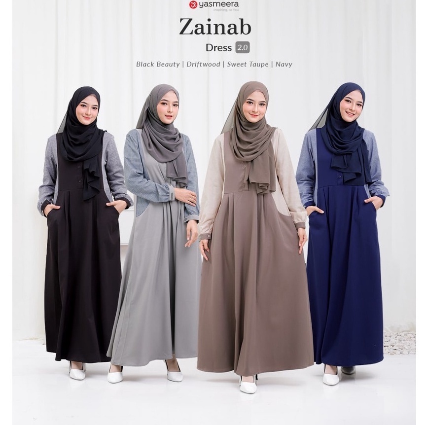 Yasmeera Robe Adult simple Plain dress Latest muslim Clothes zainab ...