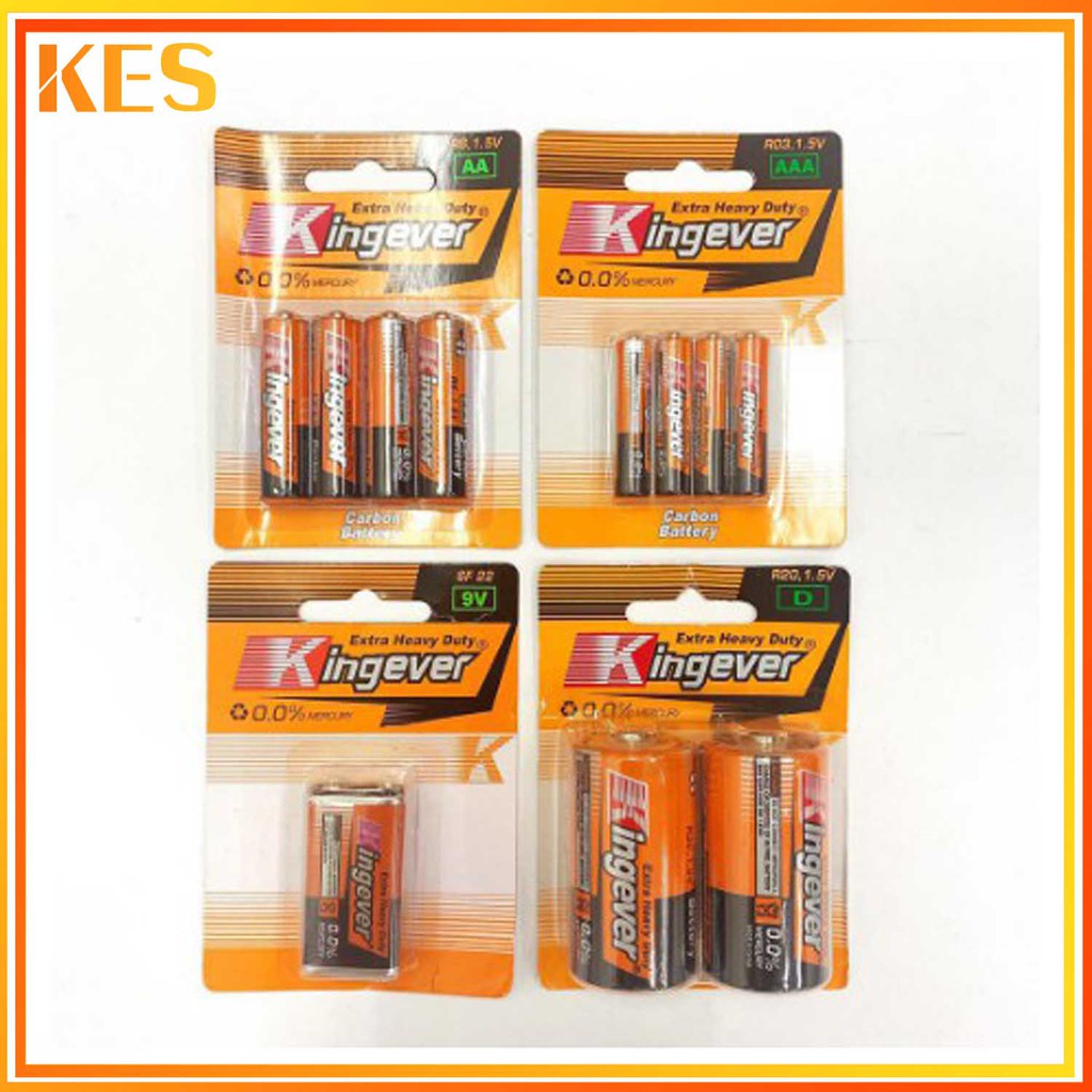 Kin Ever 2A/3A Battery 1pack (4pc) Battery | Shopee Philippines