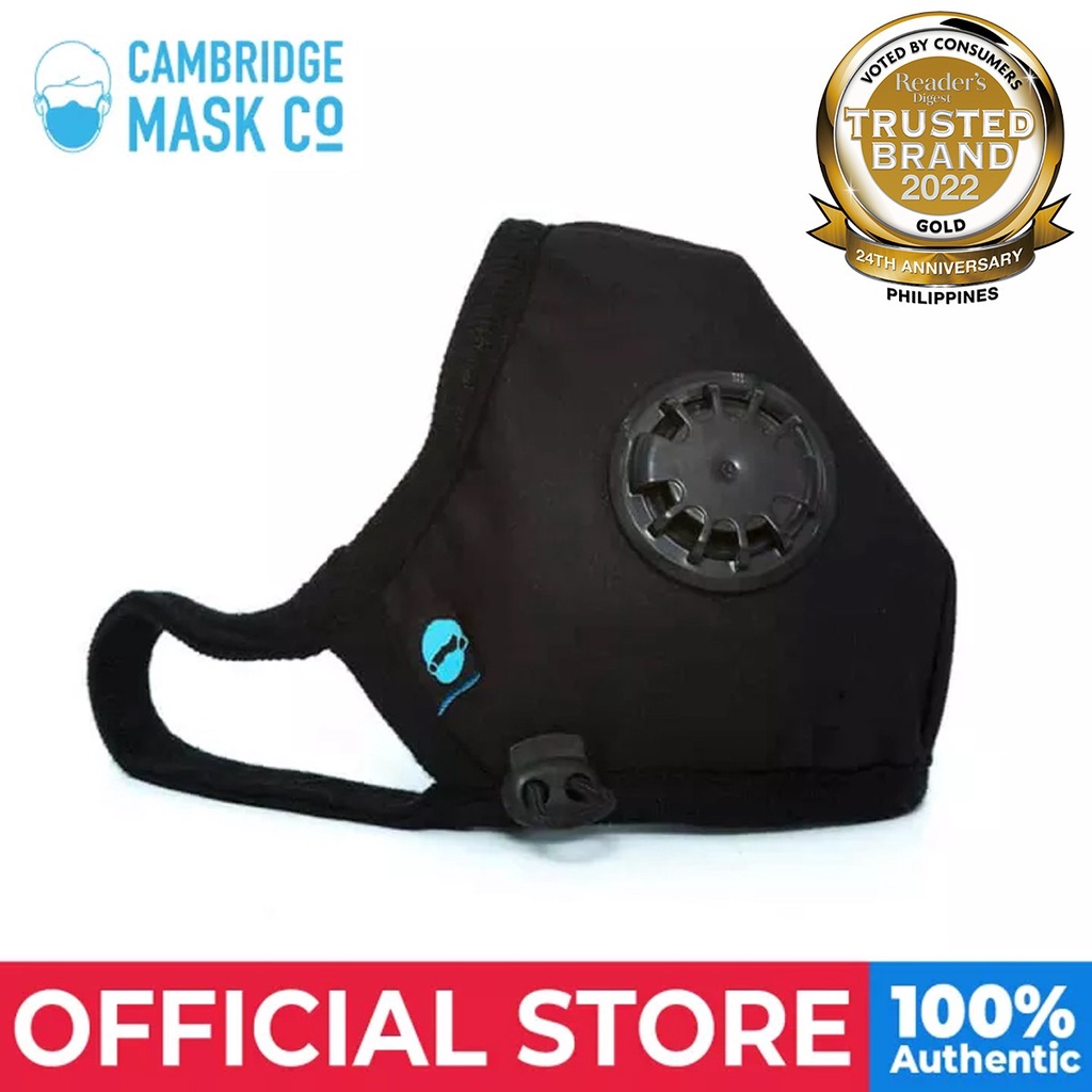 Cambridge Mask Co. Churchill N99 Washable Reusable With Air Valve Face ...