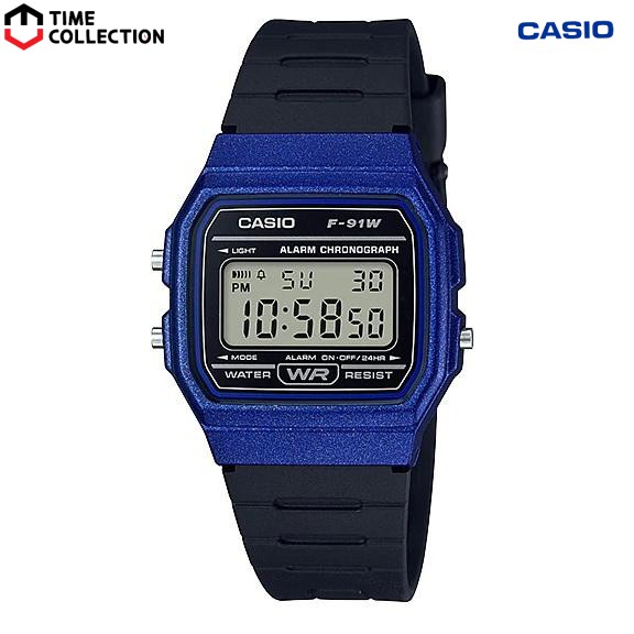 Casio F-91WM-2A Digital Rubber Strap Watch | Shopee Philippines