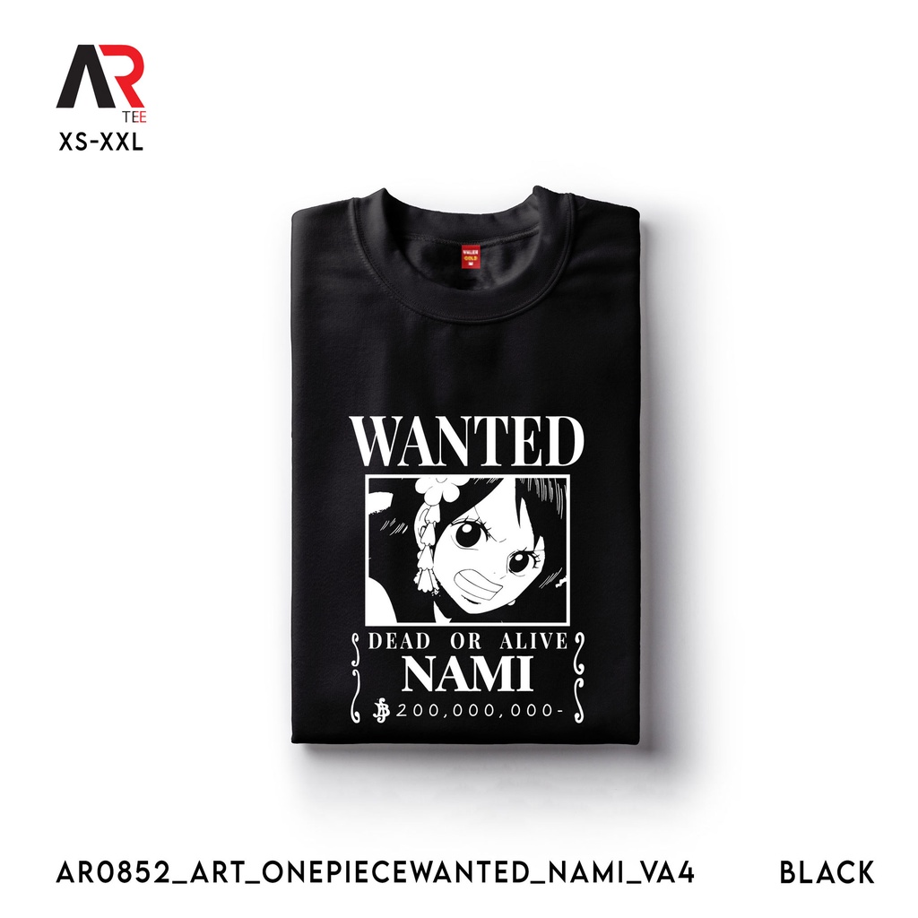 One Piece Wanted Shirts Nami T-Shirt for Men and Women ARTee | Shopee ...