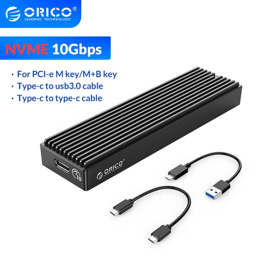 Orico M2PV LSDT M.2 NVME Enclosure USB C Gen2 10Gbps PCIe SSD Case M2 | Shopee Philippines