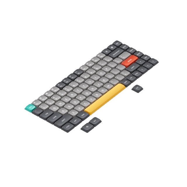 Original Leather Covers & Keycaps for NuPhy Air75 Keyboard | Shopee ...