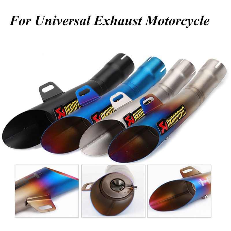 Motorcycle Exhaust HP Pipe Akrapovic Escape Moto Universel GP Muffler ...