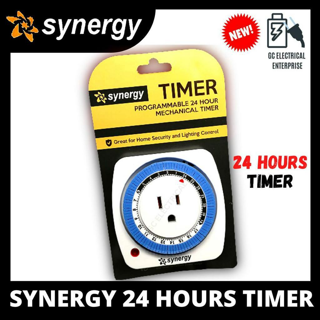 Synergy 24 Hours Mechanical Timer (STR-024) | Shopee Philippines