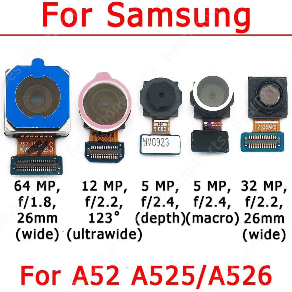 Original Front Back Camera For Samsung Galaxy A52 A525 A526 Rear ...