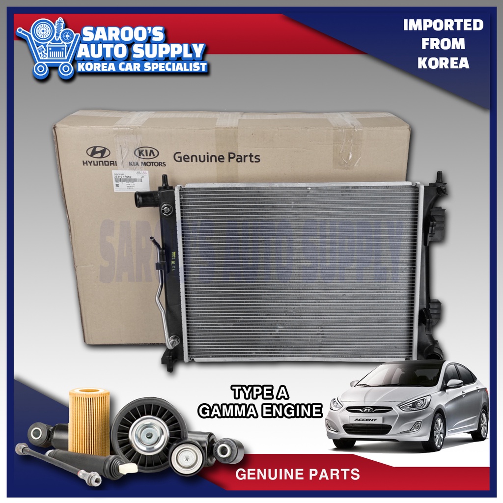 [Genuine] Radiator For Accent , 2011-2018 , Original Hyundai Parts ...
