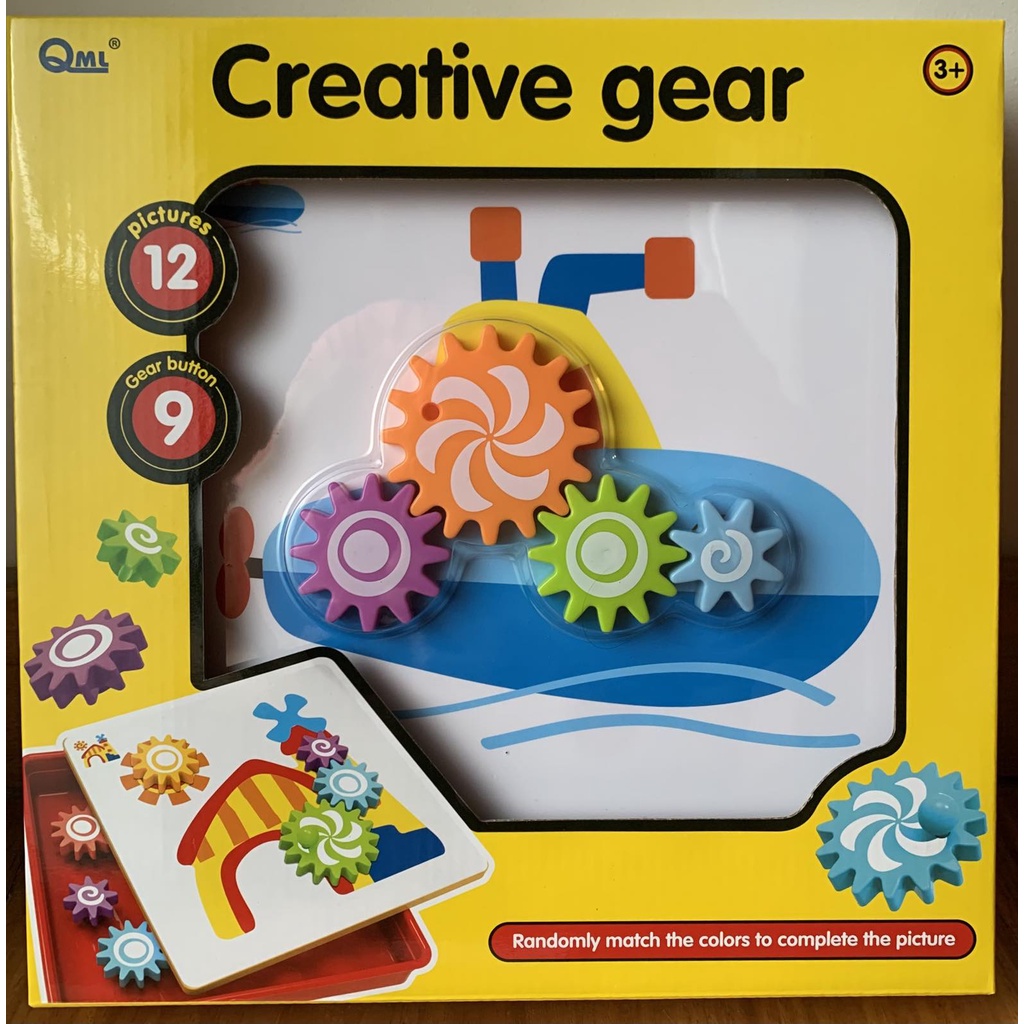 Creative Gear Educational Toy | Spin & Match the Colors to Complete ...