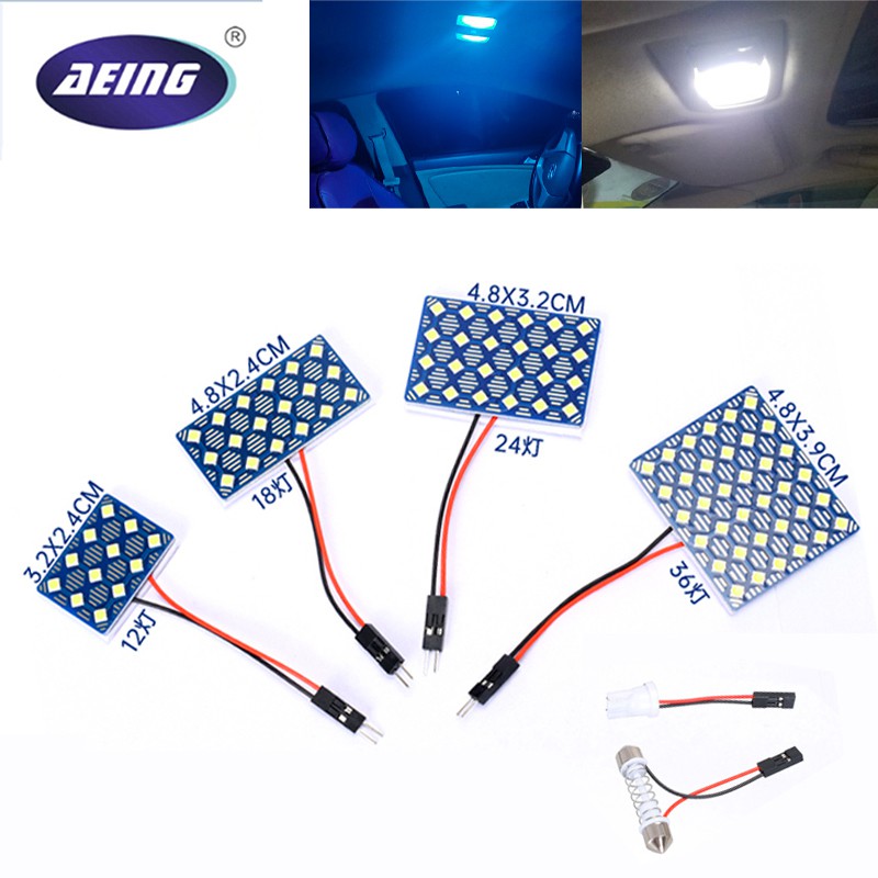 AEING 12V&24V Car Interior LED Lights T10 W5W Festoon Panel Dome ...