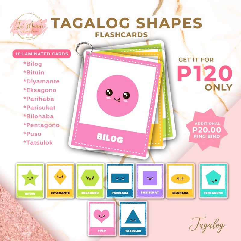 MGA HUGIS SHAPES TAGALOG FILIPINO Laminated Educational Flashcards Kids ... MGA HUGIS SHAPES TAGALOG FILIPINO Laminated Educational Flashcards Kids ...
