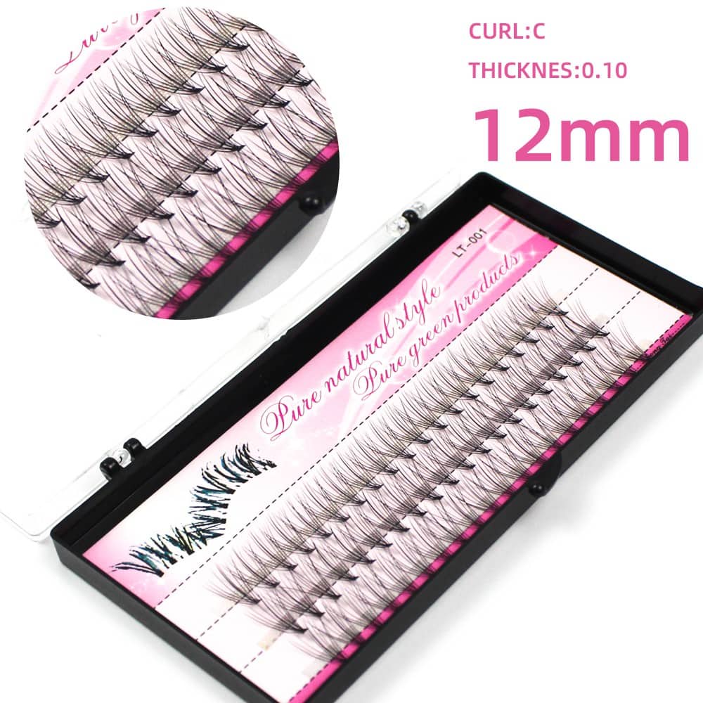 Nesura 10D Adhesive Root Individual False eyelash 60 Pcs Make Up ...
