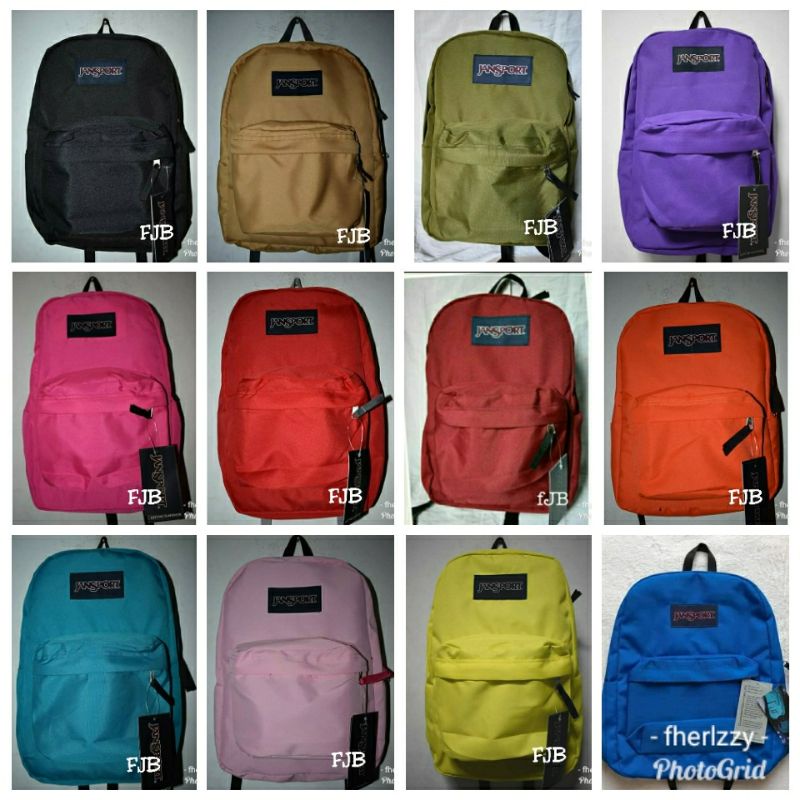 COD JS Superbreak PLAIN COLORS Backpack Bags ALBUM #01 | Shopee Philippines