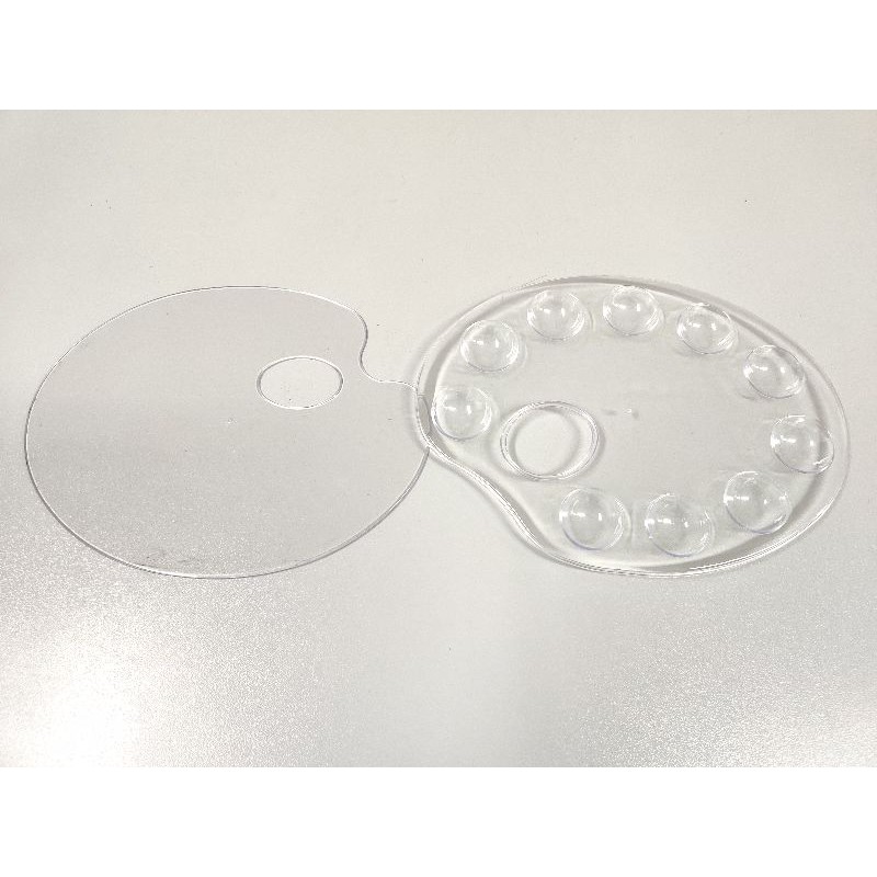 Transparent Paint Palette Mixing Plate Acrylic | Shopee Philippines