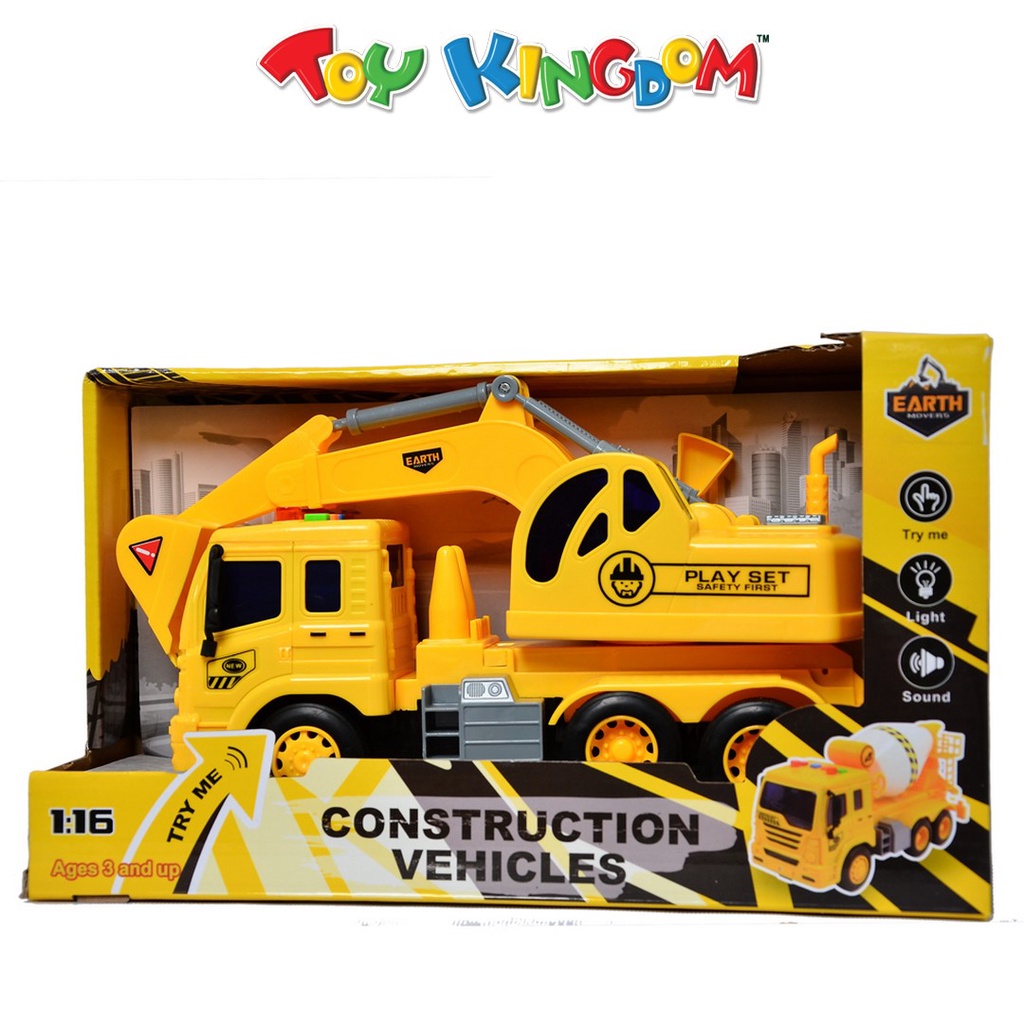 Earth Movers Construction Vehicles Friction-Powered Excavator with ...