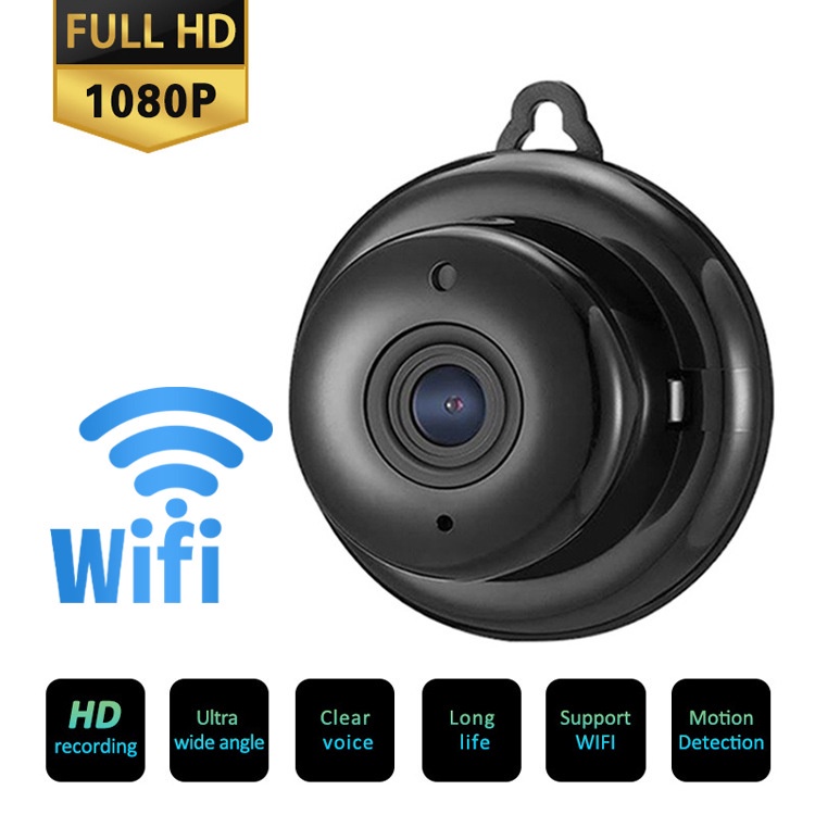 V380 Camera Home Security WiFi HD 1080P Surveillance Camera Wireless ...