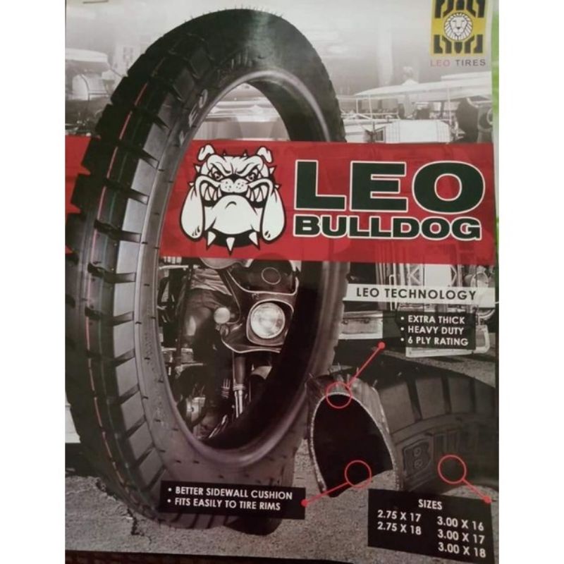 LEO BULLDOG TIRE- 6 ply BANANA TYPE ORIGINAL | Shopee Philippines
