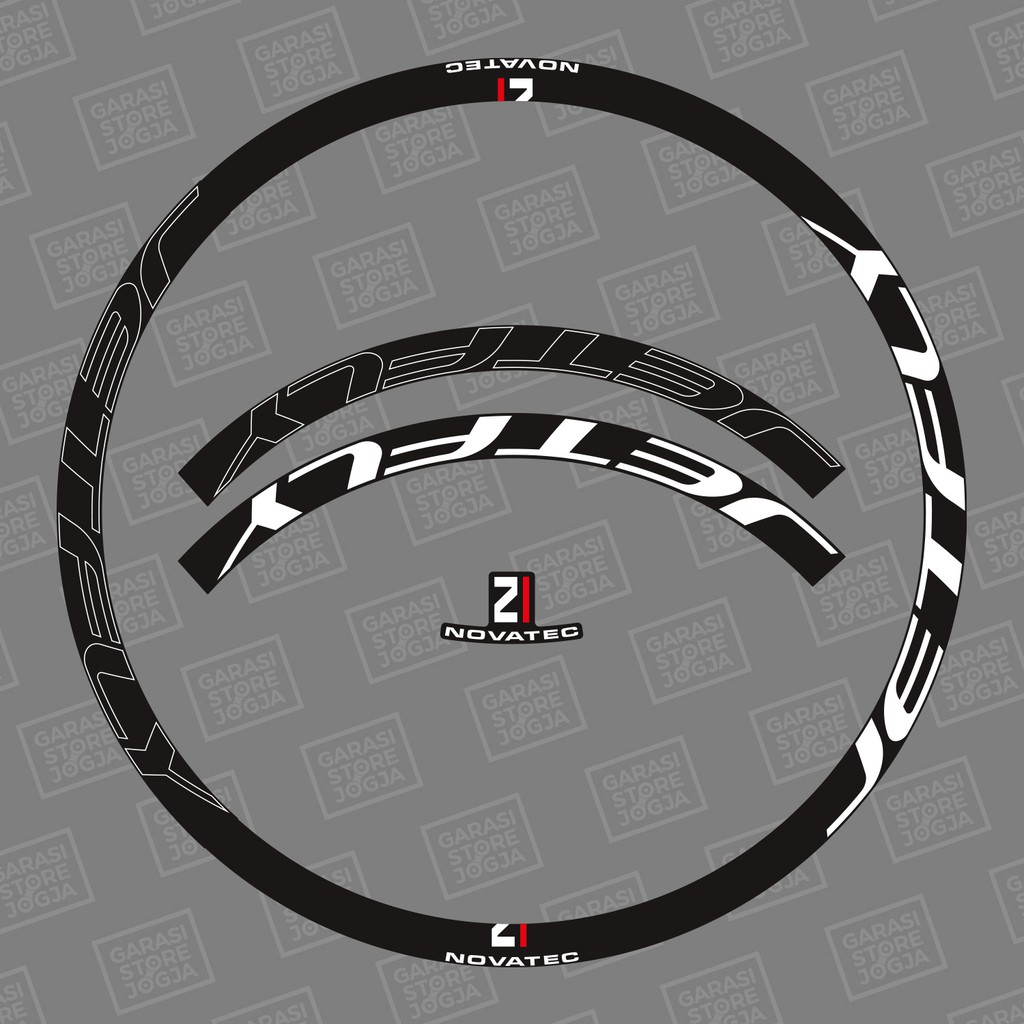 Novatec Jetfly Rims Decal Sticker 2cm wide | Shopee Philippines