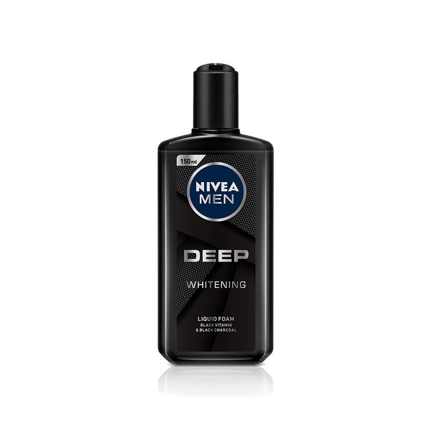 NIVEA MEN DEEP WHITE LIQUID FOAM 150 ML. 150 | Shopee Philippines