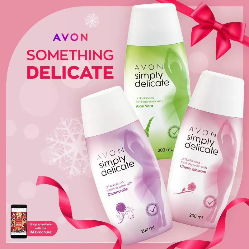 Avon Simply Delicate pH Balance Feminine Wash 200ml | Shopee Philippines