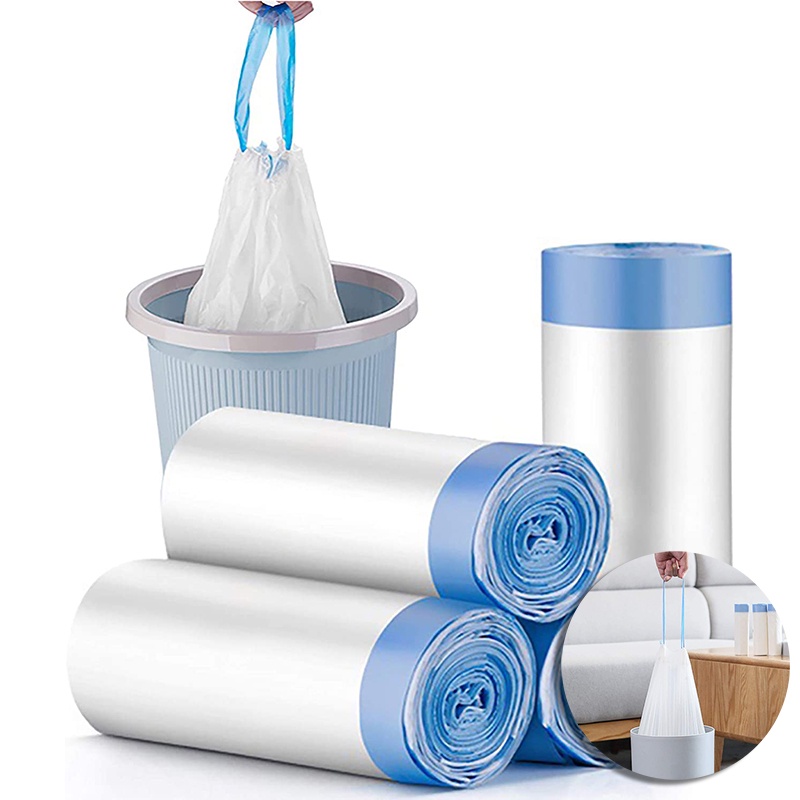 15pcs Roll Thickened Garbage Bag Disposable Plastic Bag Household ...
