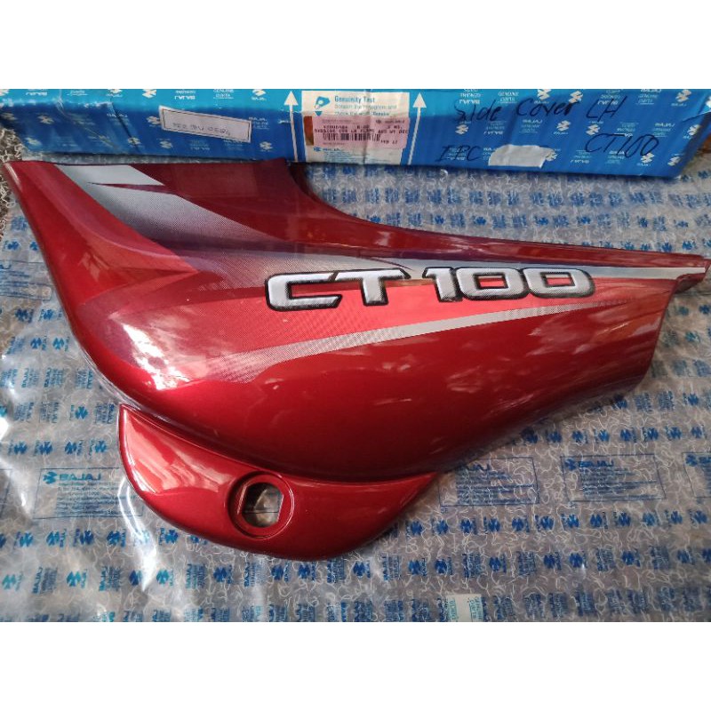 Side Cover for Kawasaki CT100 (Flame Red)(Black Red) | Shopee Philippines