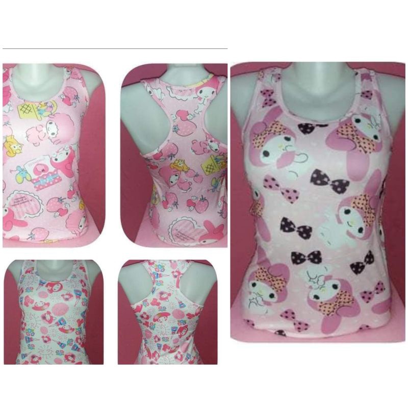 ESL Ladies Melody character Full Print Boxer Sando | Shopee Philippines