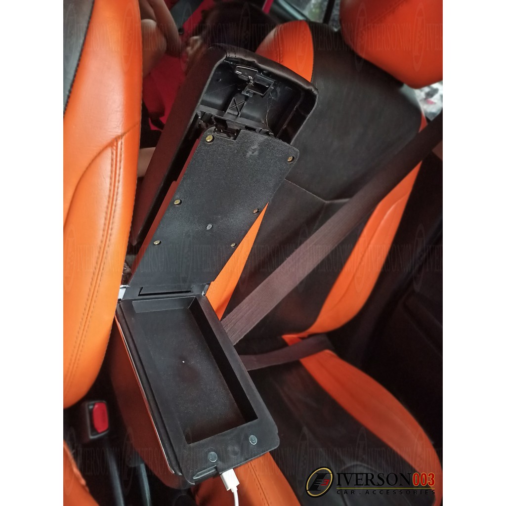 Center Console Box with USB Ports for Toyota Vios 2014 to 2018 | Shopee ...