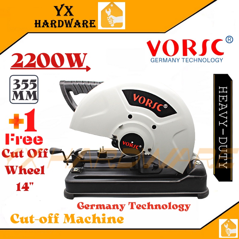 Vorsc Cut Off Machine 14" 355MM Heavy Duty Metal Cutting Saw Machine ...