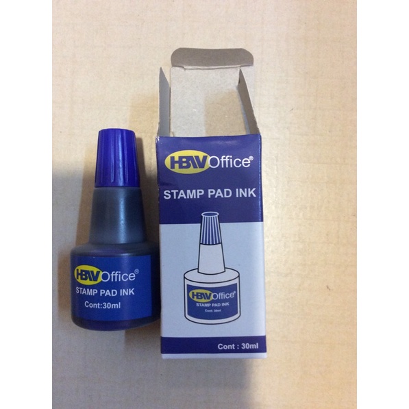 HBW office stamp pad ink color blue 30ml | Shopee Philippines
