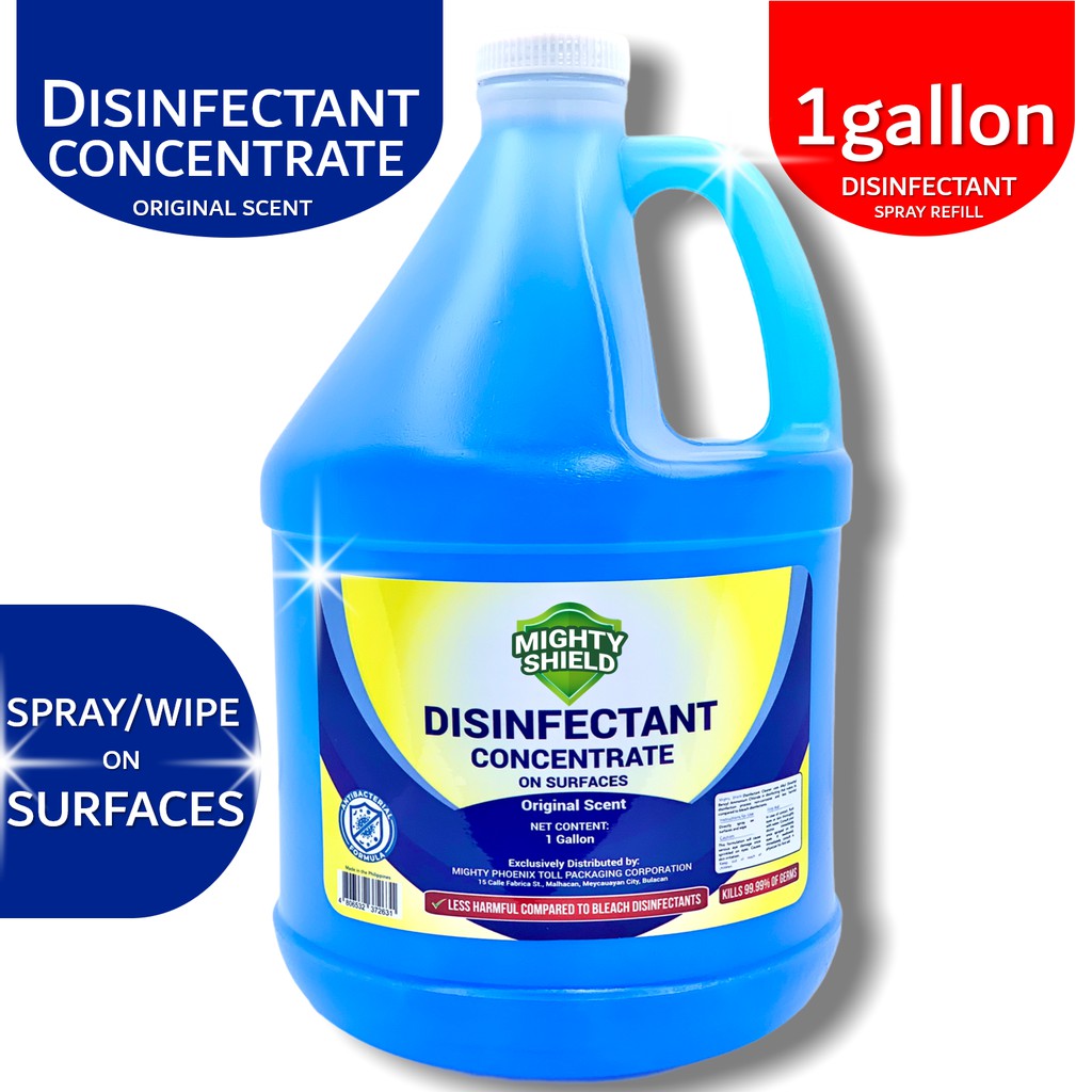 Mighty Shield DISINFECTANT CONCENTRATE 1 GALLON - SHIELD DISINFECTANT ...