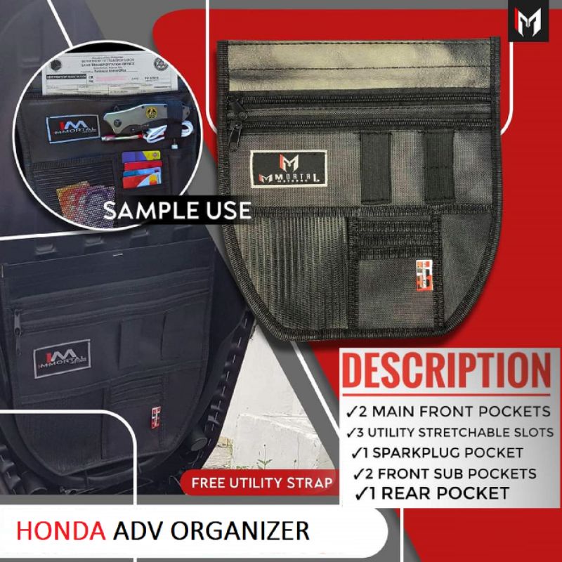 Honda ADV underseat organizer | Shopee Philippines
