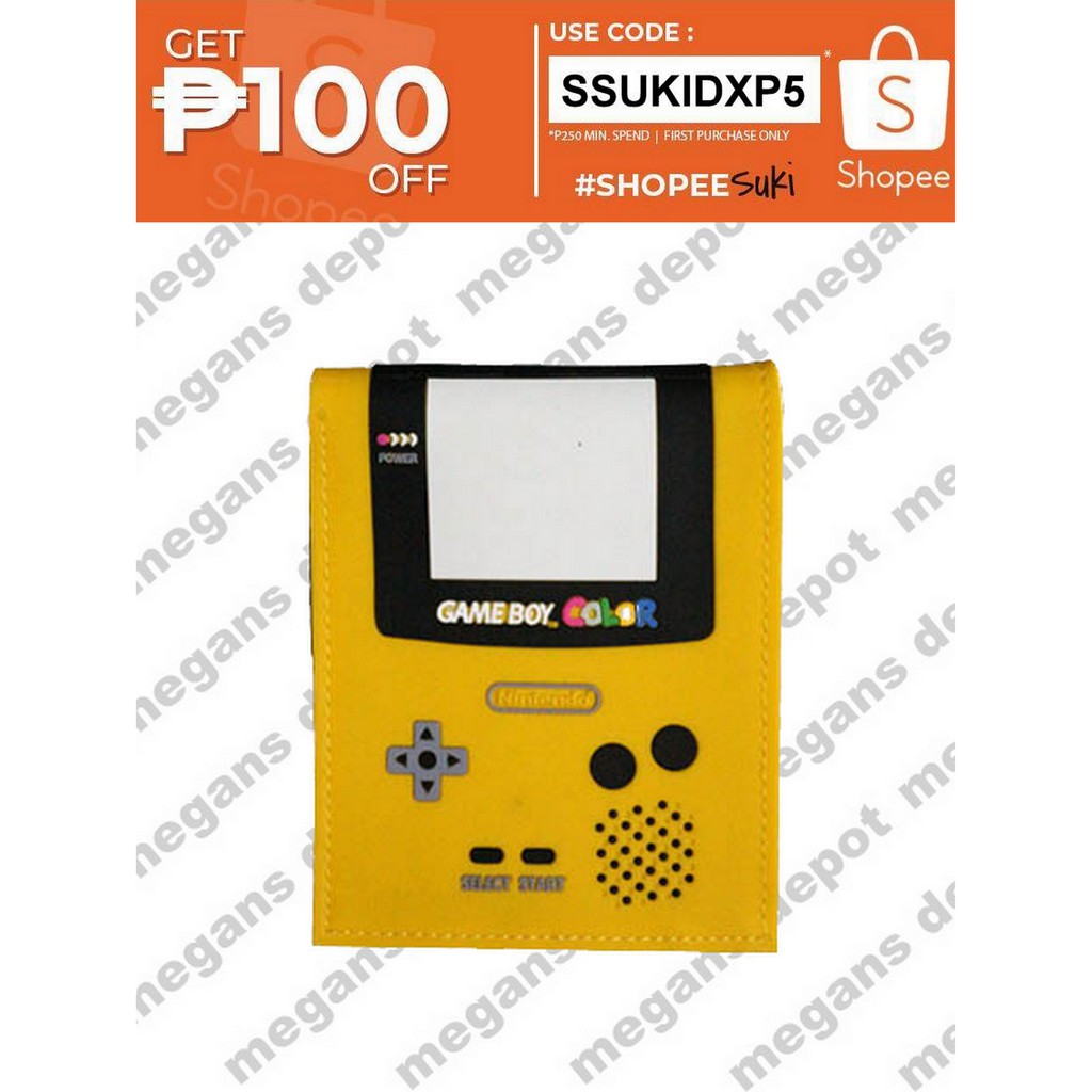 Nintendo Game Boy Color Wallet (Yellow) | Shopee Philippines