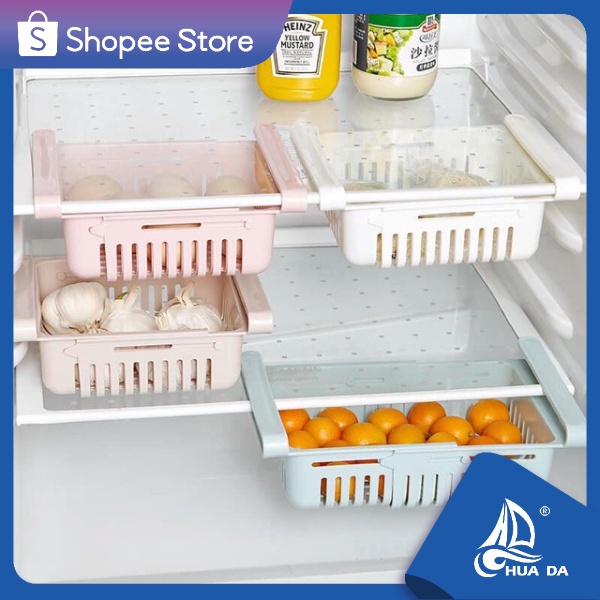 ★HUADA★Retractable refrigerator storage rack drawer slide refrigerator ...