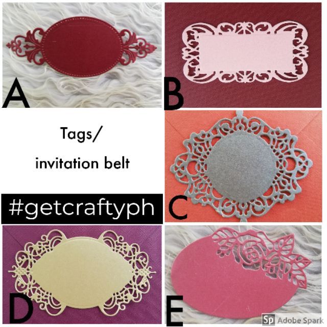 tag for envelope/Invitation belt/invitation tags | Shopee Philippines
