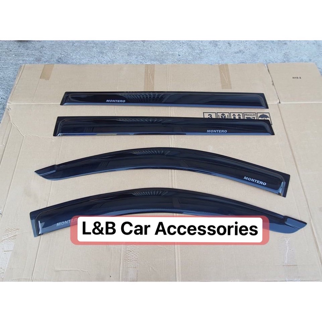 Mitsubishi Montero 2009-2015 Rain visor | Shopee Philippines