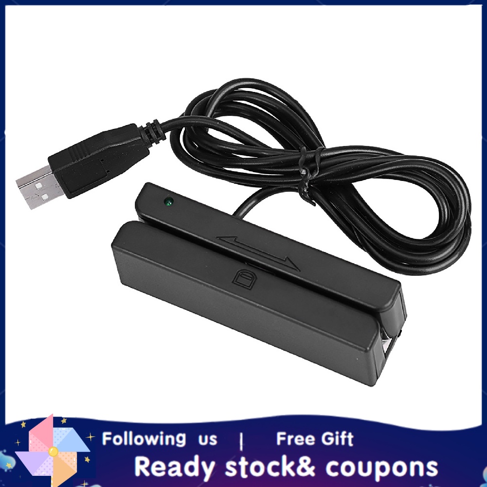 [Ready Stock] Xiyijia MSR90 USB Magnetic Credit Card Reader Stripe ...