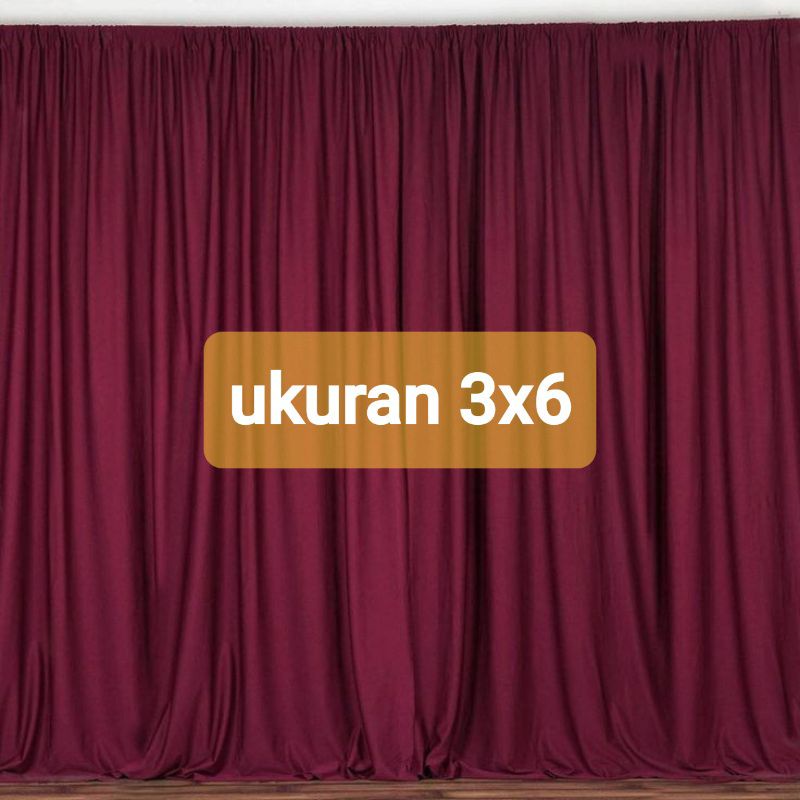 TENDA Backdrop background T.3M X L.6M Plain | Filament Cloth Material ...