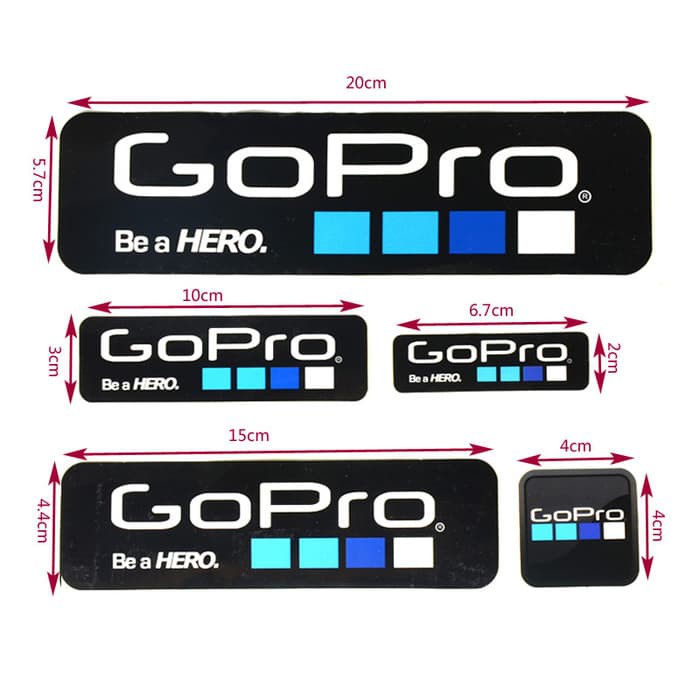 Cool Stickers For Gopro Hero 3 Icon Sticker 9 Pcs / Set Black & White ...