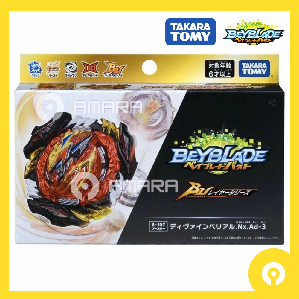 Original Takara Tomy Beyblade Burst BU B-197 Divine Belial Nexus Adventure-3 B197 DB Mainan Toys ...