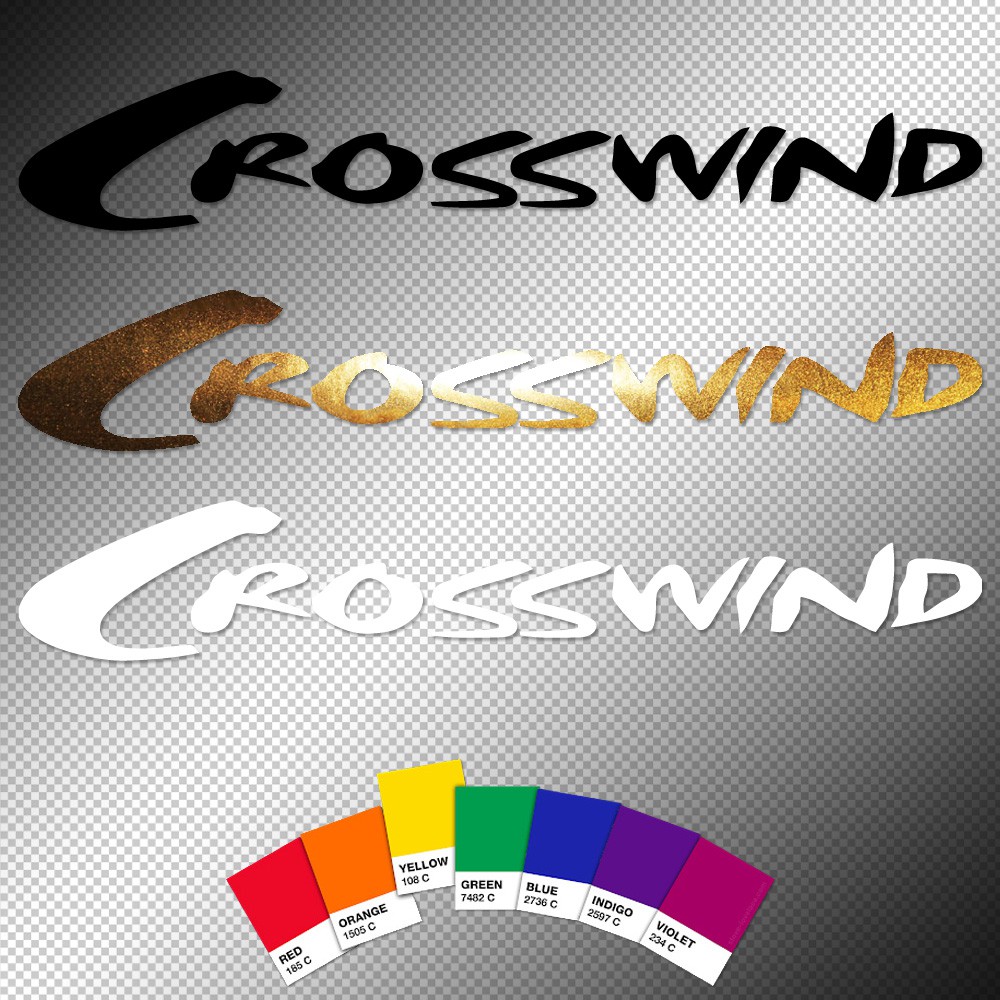 1X Isuzu Crosswind Sticker | Weather proof die-cut decals | 8 inches ...