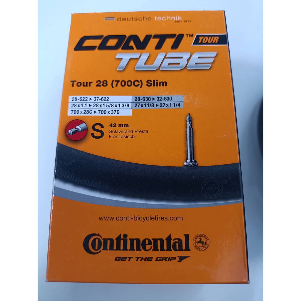 TUBE 700C CONTINENTAL WIDE FV 42MM AND 60MM | Shopee Philippines