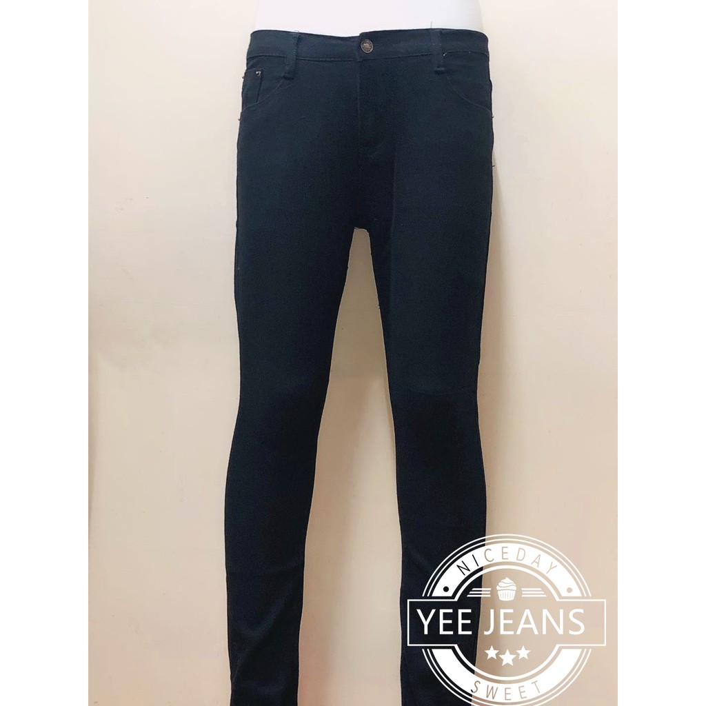 Black Maong Skinny Pants For Men Stretchable COD -8611# | Shopee ...