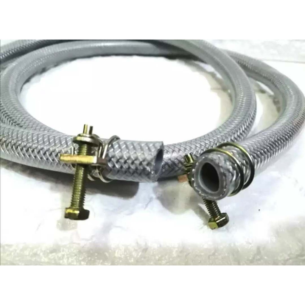 LPG HOSE Stainless Braided Hose 1.2 METER (RAT PROOF) | Shopee Philippines