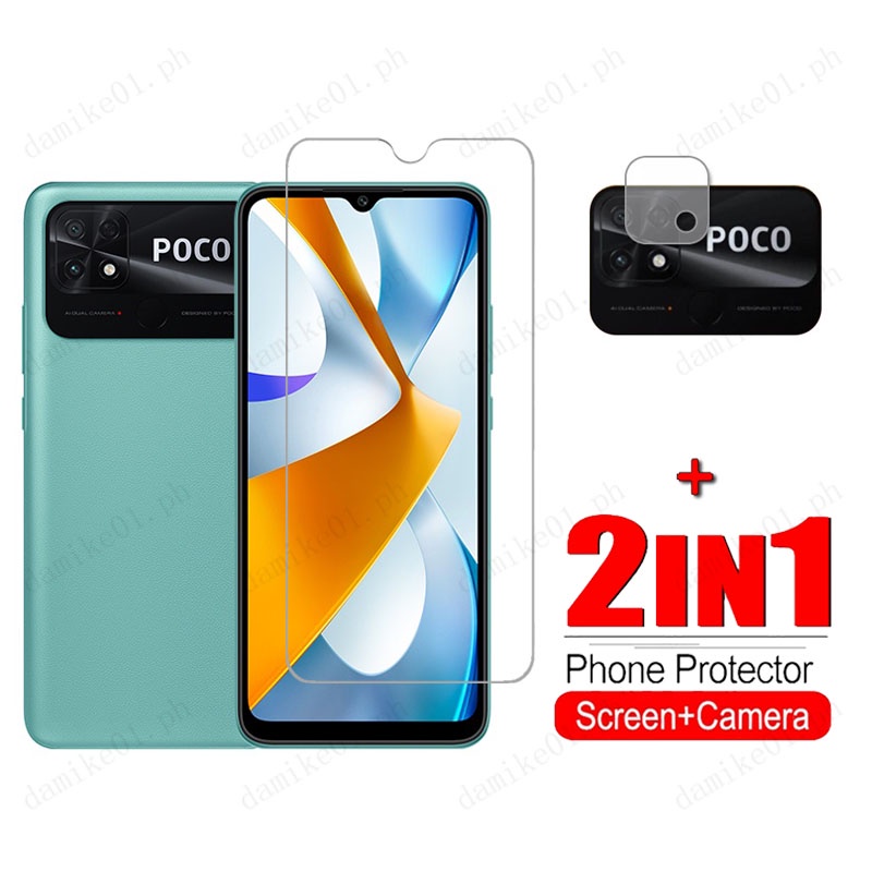POCO C40 C65 Tempered Glass For Xiaomi POCO F4 F3 X4 X3 GT NFC M4 M3 ...