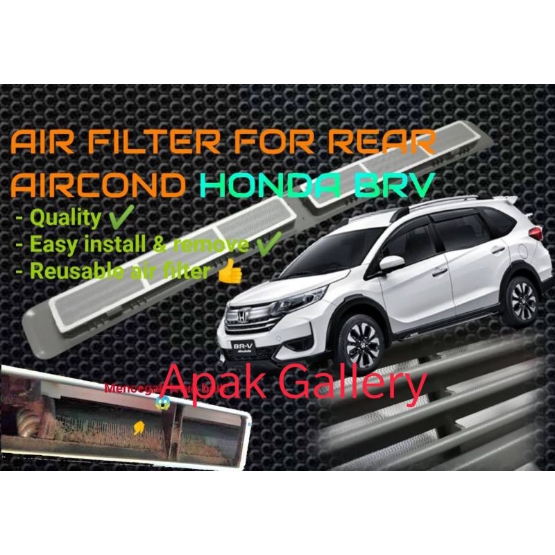 Honda BRV Air Filter For Rear Aircond (Inside) | Shopee Philippines