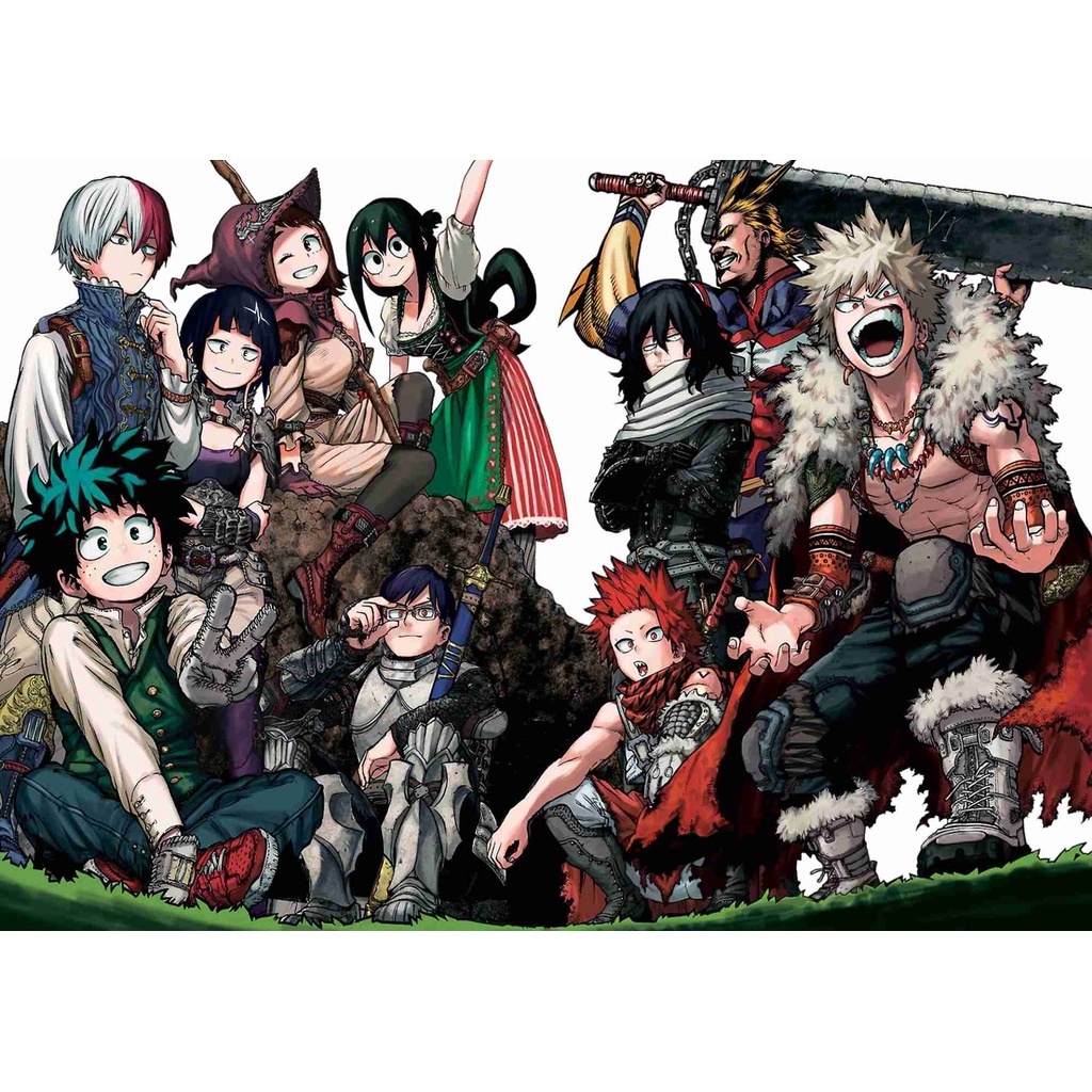 My Hero Academia Manga Anime Poster A4 Size | Shopee Philippines