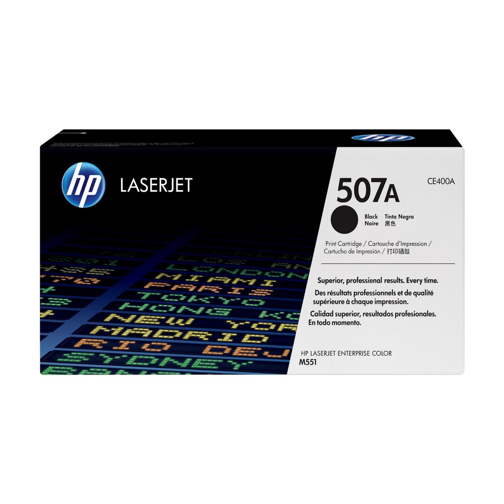HP 507A CE400A Original LaserJet Toner Cartridge (Black) | Shopee ...