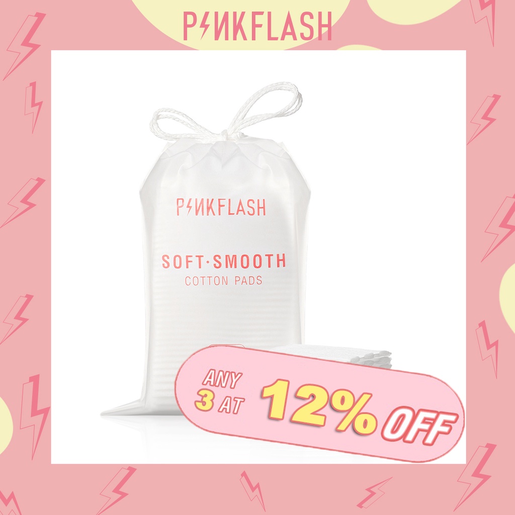 Pink Flash Make-Up Cotton 100% Natural And Uniquely Manufactured Smooth ...
